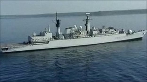HMS Cornwall: Devonport ceremony marks end of frigate - BBC News