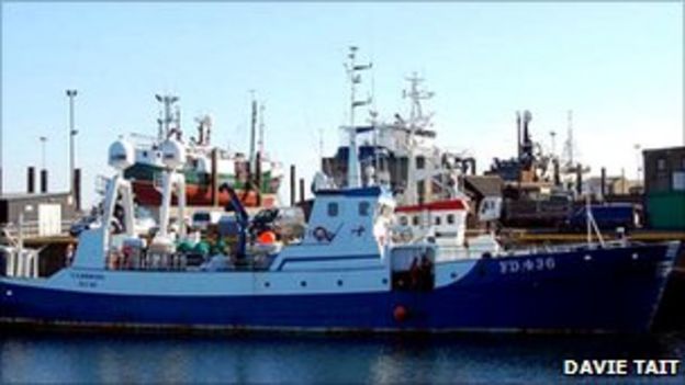 Fishermen rescued from boat fire off Fraserburgh - BBC News