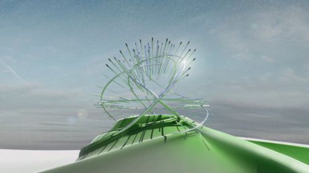 Star of Caledonia Scotland-England landmark progresses - BBC News