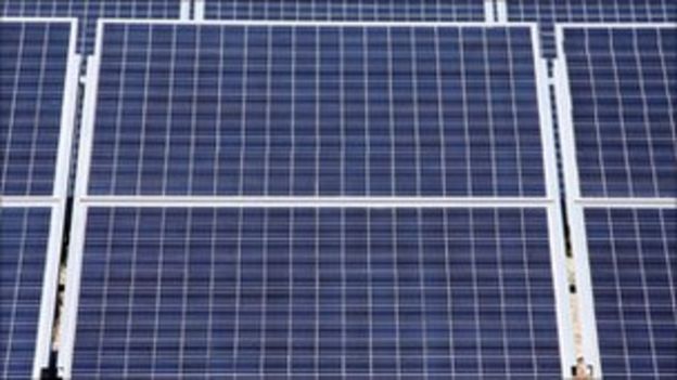 Cornwall's first solar energy farm is switched on - BBC News