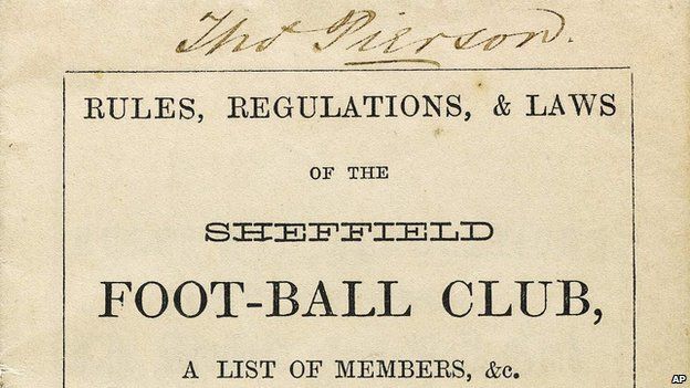 World's oldest football rulebook sold to mystery bidder - BBC Newsround