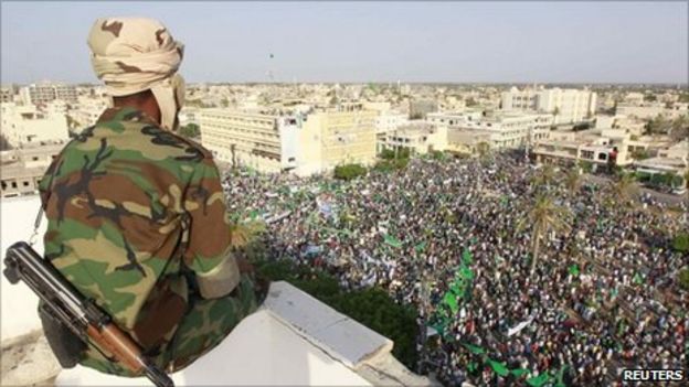 Col Gaddafi vows he will never leave Libya - BBC News