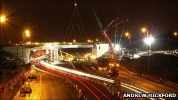 M80 roadworks speed restrictions to be lifted - BBC News