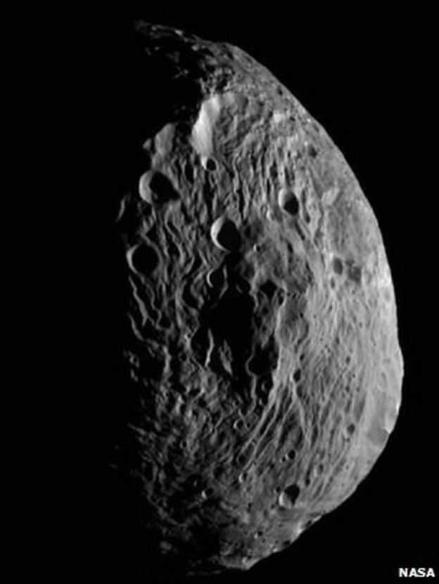 Vesta rock turns for Dawn probe - BBC News