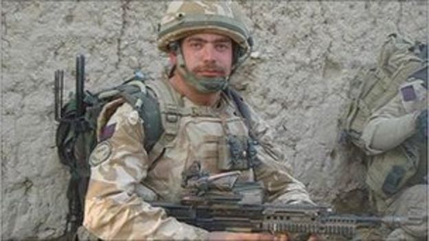 Soldier David Greenhalgh's dad moved by memorial ceremony - BBC News