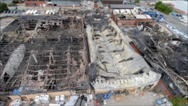 Companies fined over Crewe chemical fire - BBC News