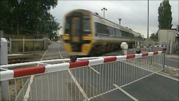 Barrier call for Scotland's open level crossings - BBC News