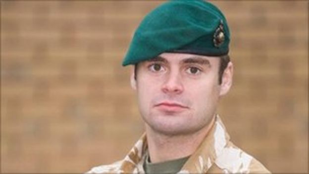 Peebles marine's grave mementoes returned - BBC News