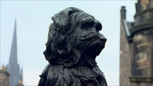 Greyfriars Bobby's nose rubbing plea by Edinburgh officials - BBC News