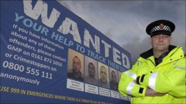Greater Manchester Police vans show most wanted - BBC News
