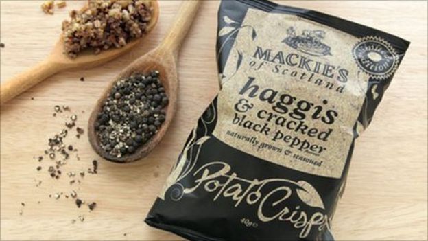 Mackie's at Taypack launches whisky-flavoured crisps - BBC News