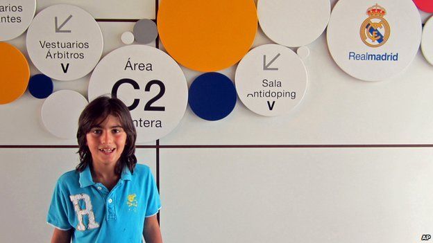 Boy, 7, signed by Real Madrid football club - BBC Newsround