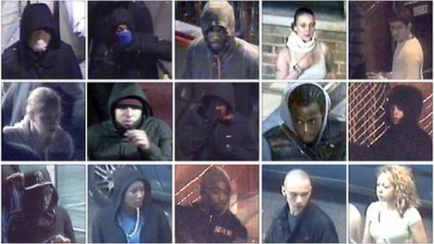 England riots: Police release first CCTV suspect images - BBC News