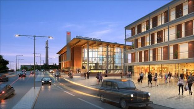 Northampton station opening delayed by power supply issues - BBC News