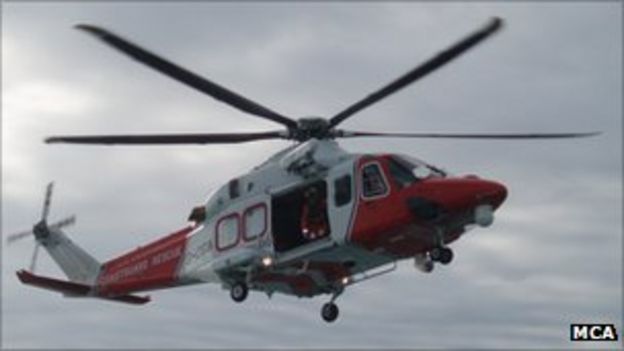 Coastguard helicopters grounded over tail rotor safety - BBC News