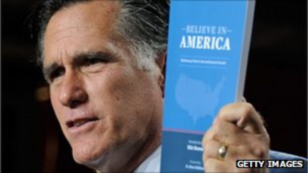 US election 2012: Mitt Romney unveils jobs roadmap - BBC News