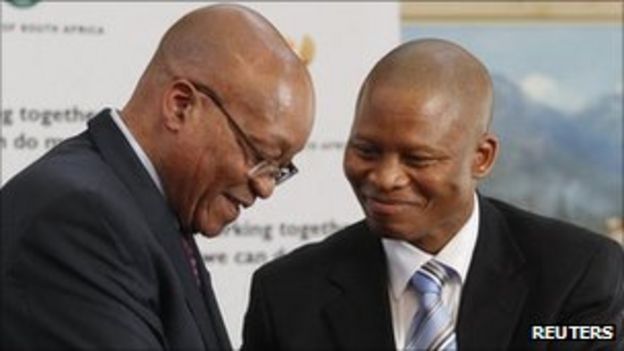 Zuma appoints controversial Judge Mogoeng to top post - BBC News