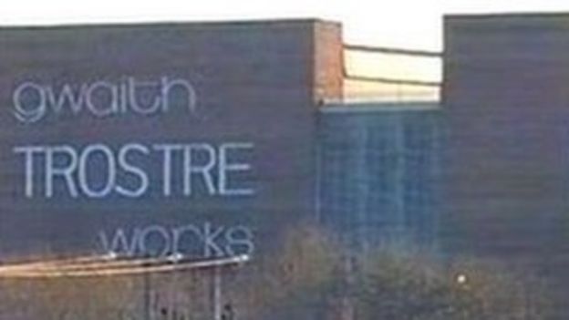 Tata to halt production at Trostre works for week - BBC News