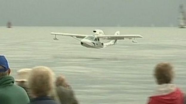 Iconic racing seaplane replica project launched - BBC News