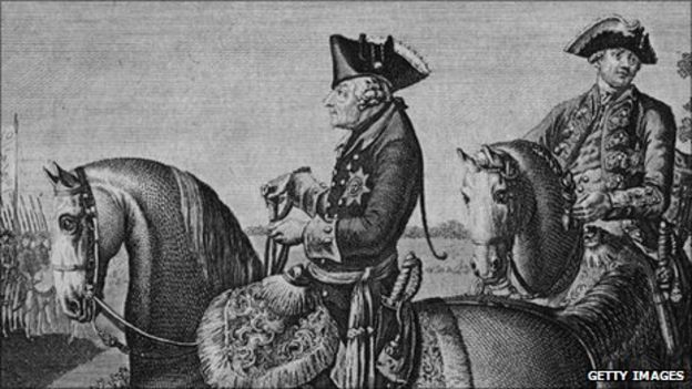 Prussian King Frederick the Great's erotic poem found - BBC News
