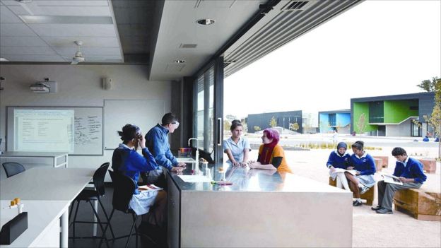 Knowledge economy: Global best school buildings - BBC News