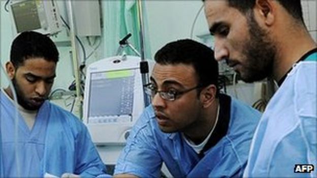 My unexpected trip to a Libyan hospital - BBC News