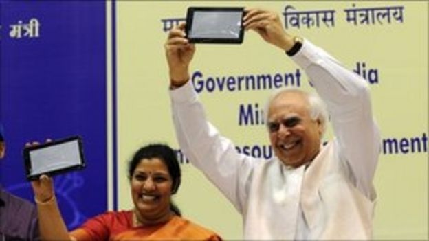 India launches Aakash tablet computer priced at $35 - BBC News
