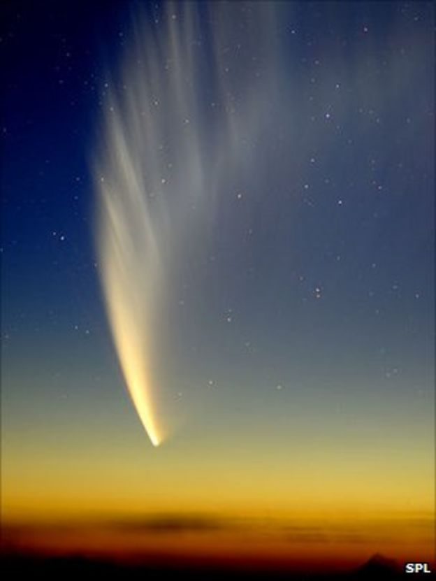 Comet's water 'like that of Earth's oceans' - BBC News