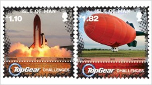 Top Gear stamps unveiled by the Isle of Man Post Office - BBC News