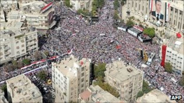 Syria uprising: UN says protest death toll hits 3,000 - BBC News