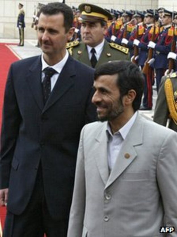 Syria crisis: Iran's Ahmadinejad criticises killings - BBC News