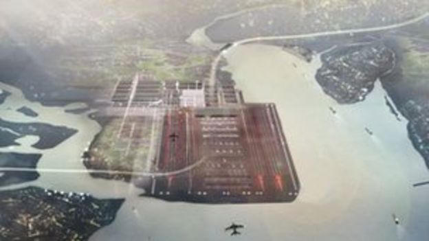 Thames Estuary airport plans to be examined - BBC News
