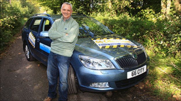 Cleric finishes 66-day UK tour to mark bible's anniversary - BBC News