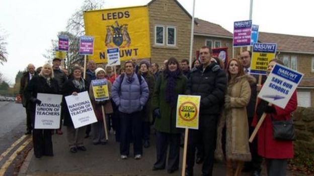 Derby's Merrill Academy strike: School shut over pay rise dispute - BBC ...