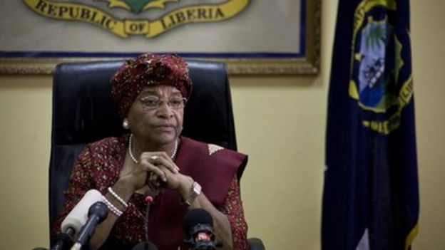 Liberian president suspends son Charles Sirleaf - BBC News