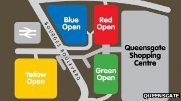 Historic names may be returned to Queensgate car parks - BBC News