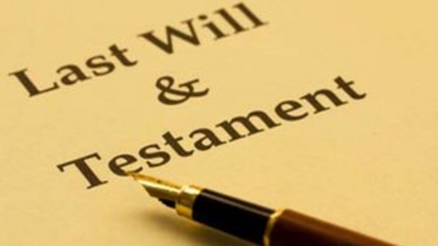 Tips to leaving a financial gift in a will - BBC News