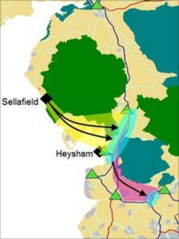 Pylon routes from new Cumbria nuclear site revealed - BBC News