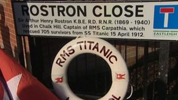 Street named after Carpathia's Captain Arthur H Rostron - BBC News