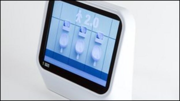 Toilet gaming technology targets urinal boredom - BBC News