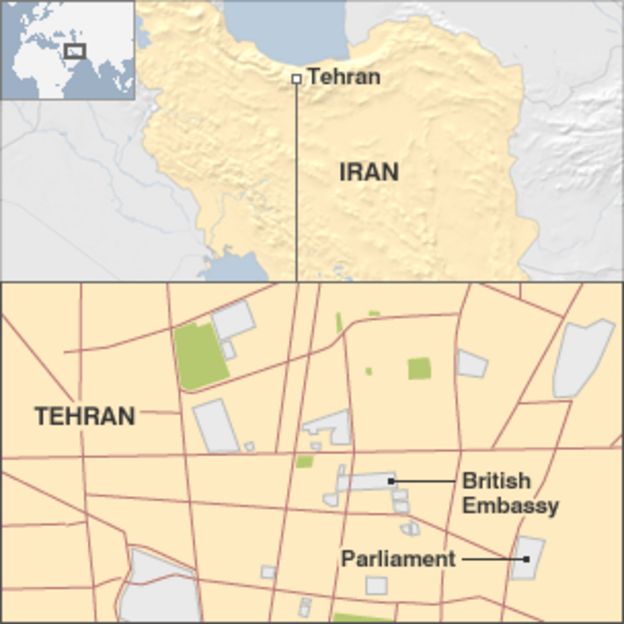 UK warns Iran after embassy stormed - BBC News