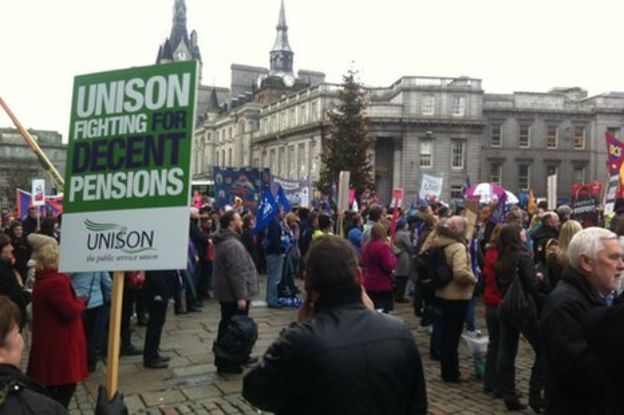 Your Views: Thousands walk out in national strike day - BBC News