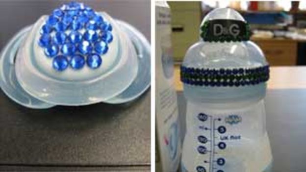 'Bling' dummies seized by Suffolk Trading Standards - BBC News