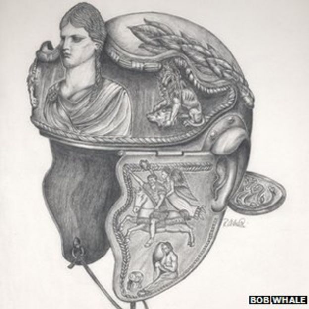 Hallaton helmet unveiled after nine-year restoration - BBC News