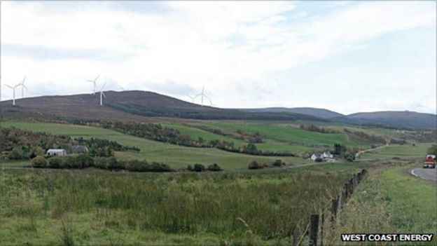 Daviot Wind Farm near Inverness to 'benefit' education - BBC News