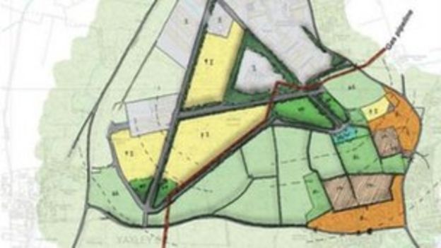 Eye airfield blueprint from Mid Suffolk District Council - BBC News