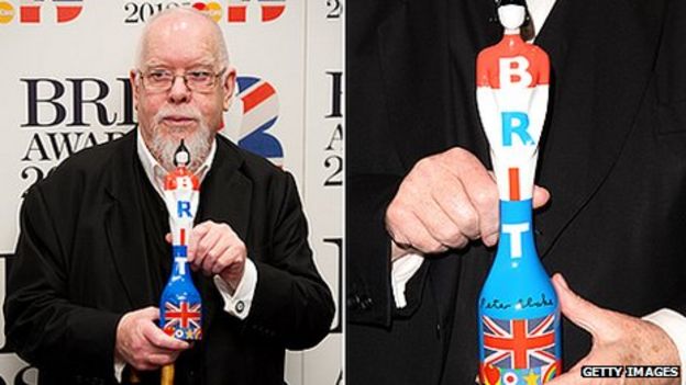 Sir Peter Blake on his Brit design - BBC News