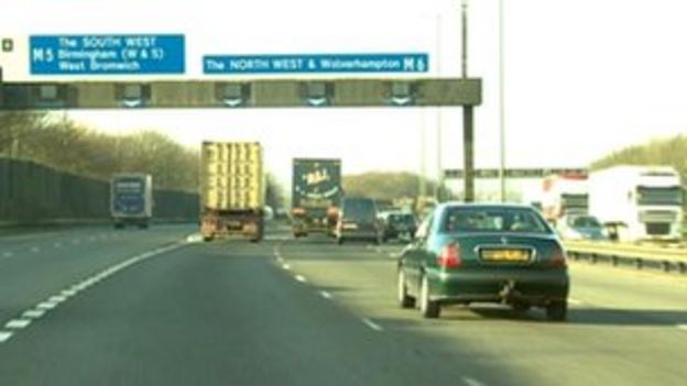 M6 widening scheme begins from Castle Bromwich to M5 link - BBC News
