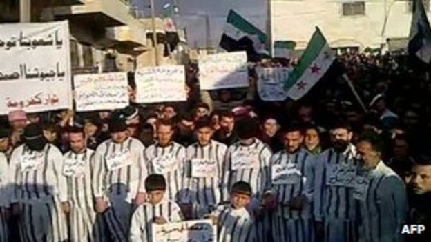 Syrian activists call for release of detainees - BBC News