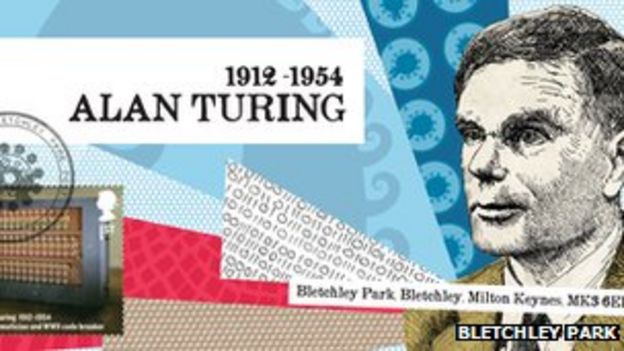 Bletchley Park marks Alan Turing centenary with stamp issue - BBC News